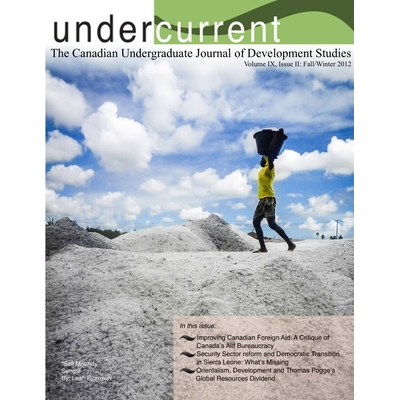 Undercurrent Journal: Vol. 9, Issue 2 (Fall/Winter 2012) [B&W] Gerber (Editor-in-Chief), Leah ...