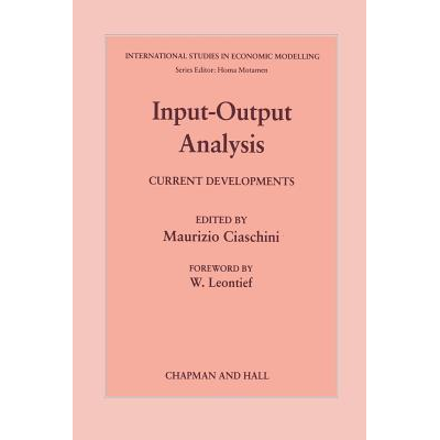 Input-Output Analysis : Current Developments Giaschini, M. - Jarir.com KSA