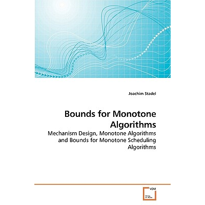 Bounds for Monotone Algorithms Stadel, Joachim - Jarir.com KSA