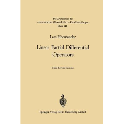 Linear Partial Differential Operators Hormander, Lars - Jarir.com KSA