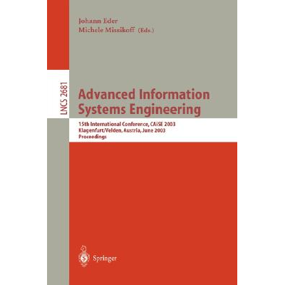 Advanced Information Systems Engineering : 15th International ...