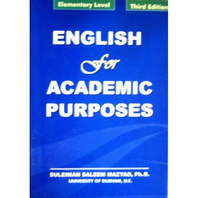 Elementary Level - 3rd Edition English for Academic Purpose Suleiman ...