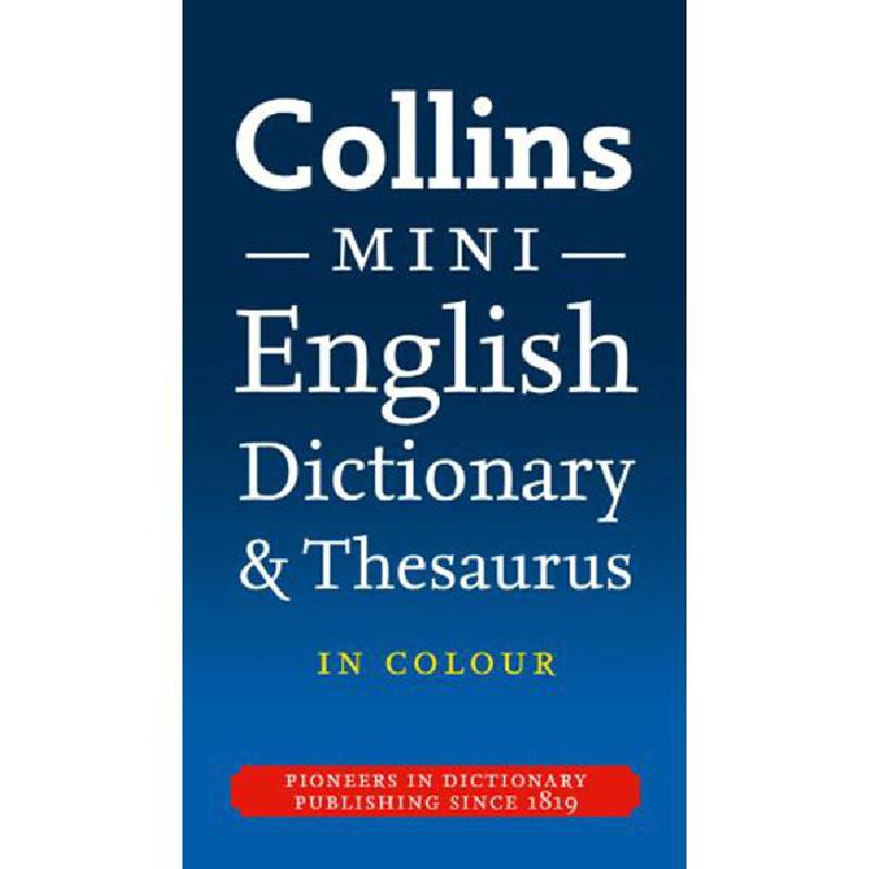 English Dictionary & Thesaurus: Mini Edition Collins Dictionary Staffs ...