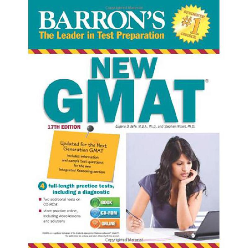Barron's New GMAT, 17th Edition Barron's GMAT Eugene Jaffe - Jarir.com KSA