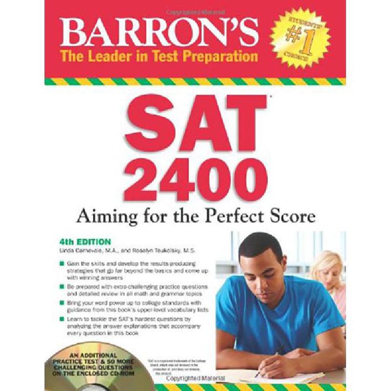 Barron's SAT 2400, 4th Edition Barron's SAT Linda Carnevale - Jarir.com KSA