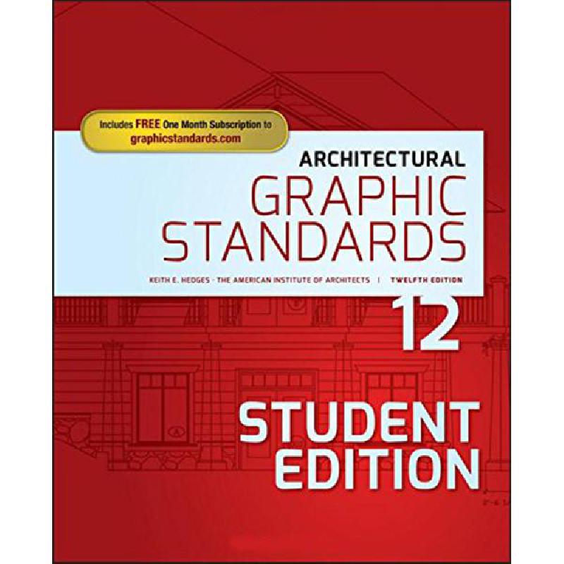 Architectural Graphic Standards, 12th Student Edition Architectural ...