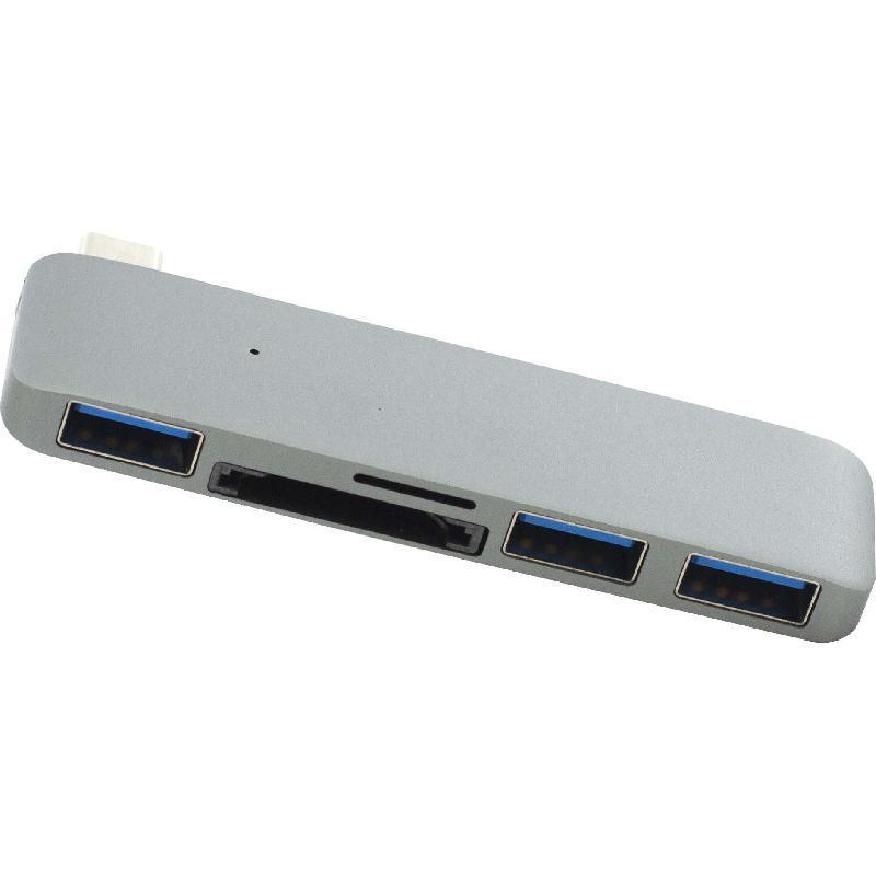 SATECHI Type-C Combo Hub Multi-port Station. 5 Port (3X USB/SD/Micro SD ...