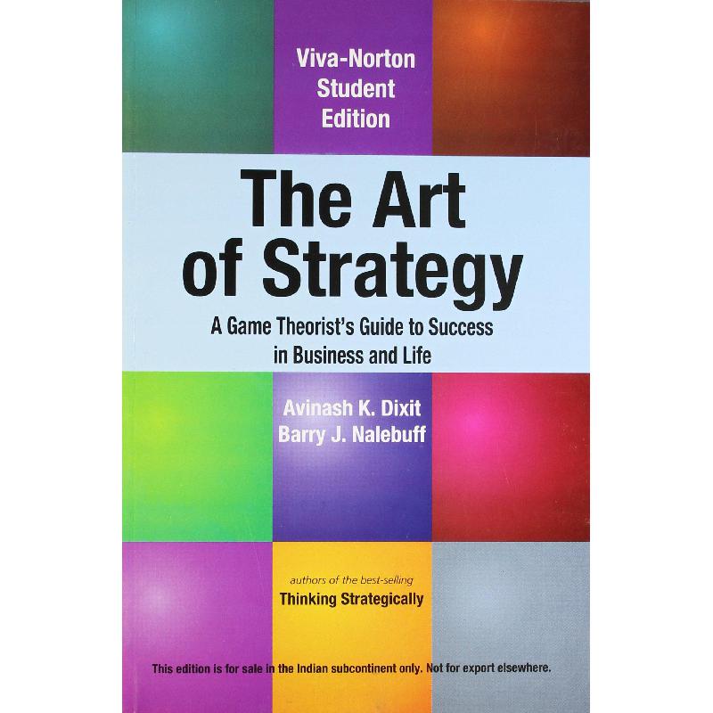 The Art of Strategy Viva-Norton Student Edition Avinash Dixit - Jarir ...