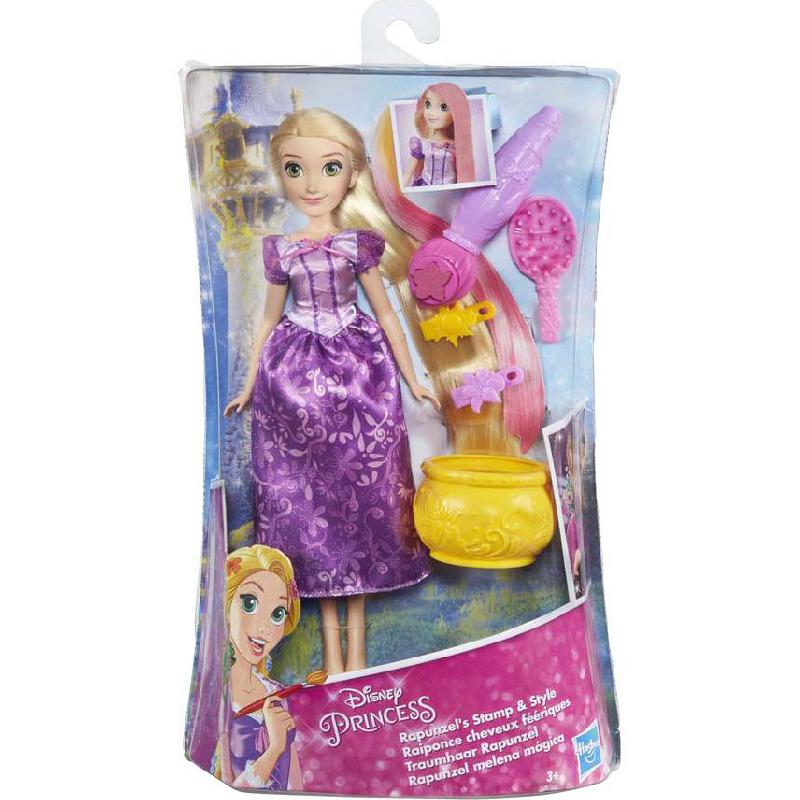 Hasbro Disney Princess Rapunzel, Stamp and Style Playset Purple - Jarir ...