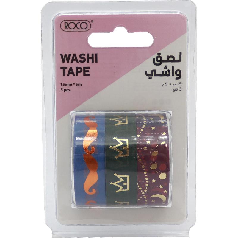 Roco Washi Tape 3 Reel - Jarir Bookstore KSA