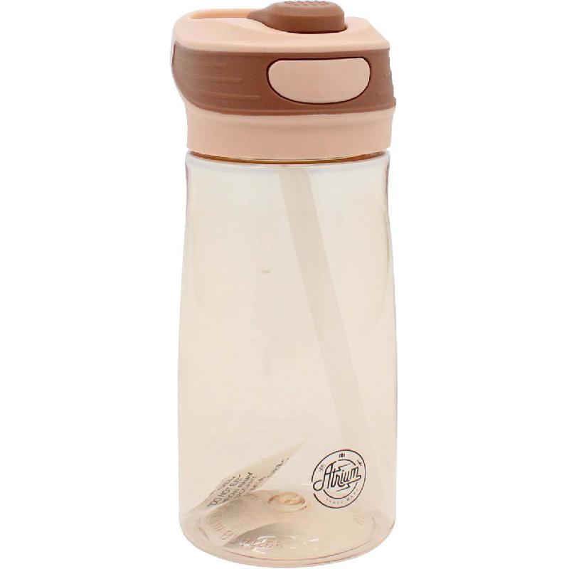 Atrium Water Bottle Clear Pink/Black - Jarir Bookstore KSA