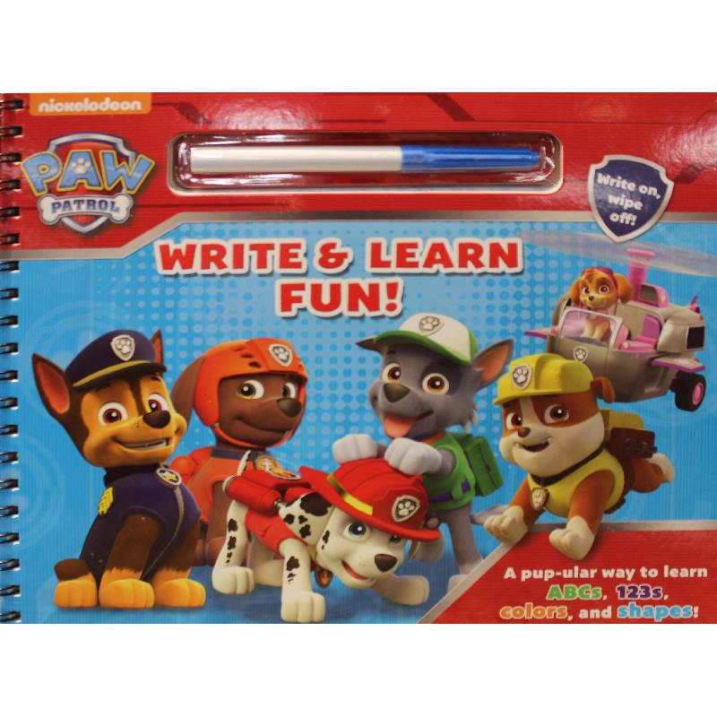 Nickelodeon PAW Patrol: Write and Learn Fun - A Pup-ular Way to Learn ...