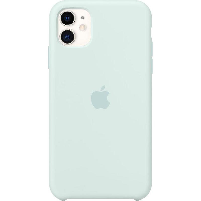 Apple Silicone Back Cover Mobile Case for iPhone 11 Seafoam Apple