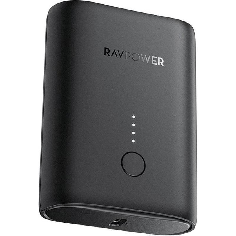 RAVPower 10000 mAh Powerbank + USB-C to Lightning Cable Bundle Pack ...