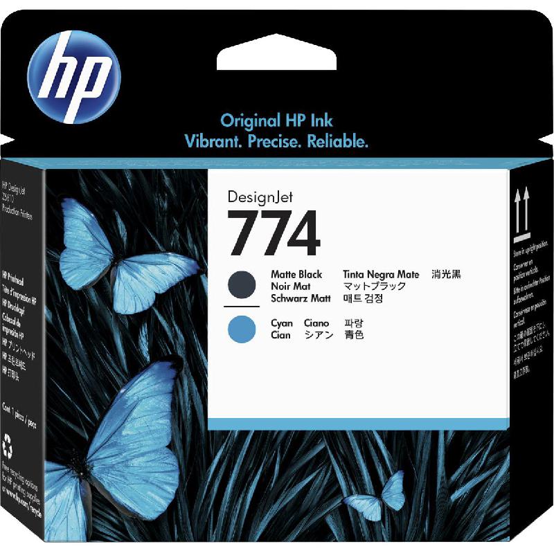 HP 774 Printhead Matte Black;Cyan - Jarir Bookstore KSA