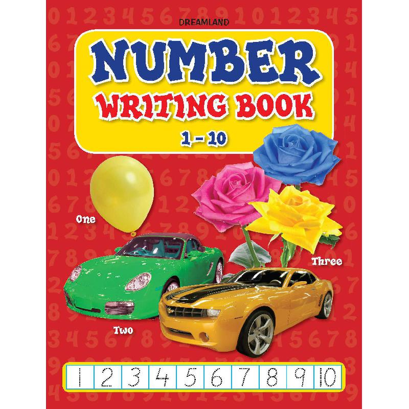 Number Writing Book, 1 - 10 Number Writing Staffs of Dreamland - Jarir ...