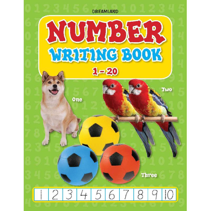 Number Writing Book, 1 - 20 Number Writing Staffs of Dreamland - Jarir ...