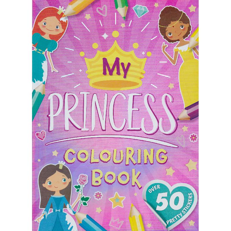 My Princess Colouring Book - Over 50 Pretty Stickers price in Saudi ...