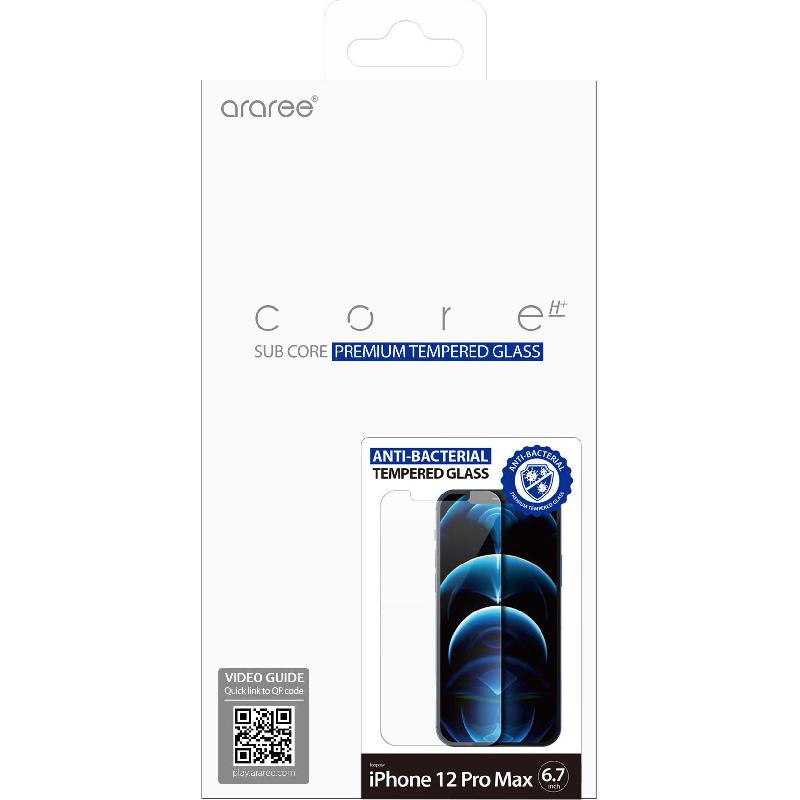 Araree Sub Core Tempered Glass Smartphone Screen Protector for iPhone ...