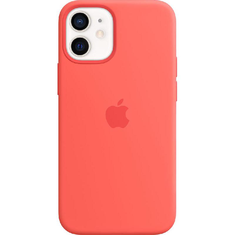 Apple Silicone Back Cover Mobile Case with MagSafe for iPhone 12 mini ...