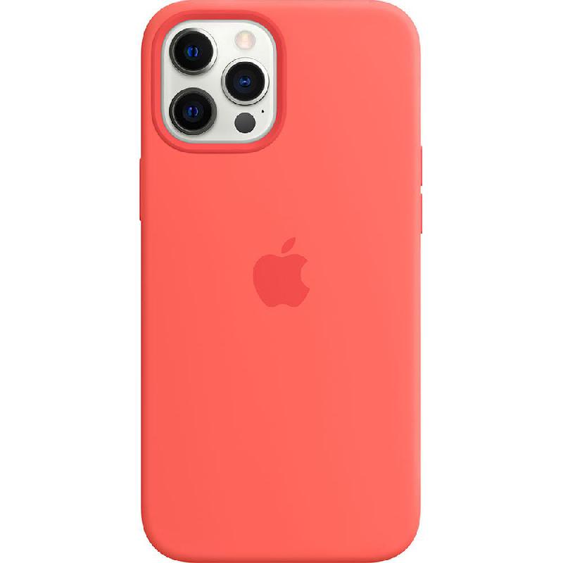 Apple Silicone Back Cover Mobile Case with MagSafe for iPhone 12 Pro ...