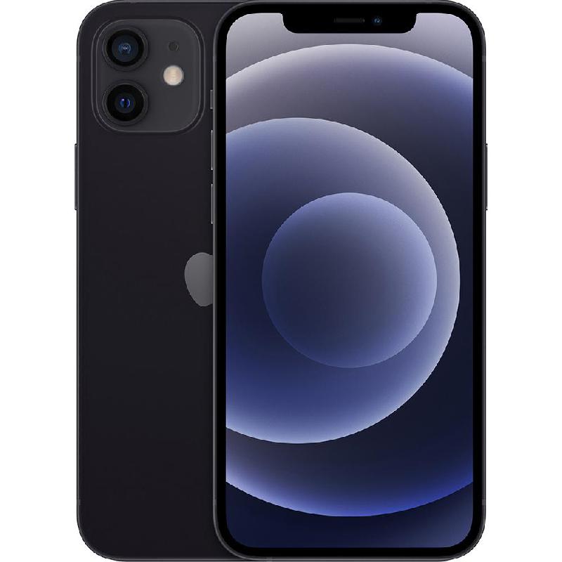Apple iPhone 12 128 GB Black - Jarir Bookstore Qatar