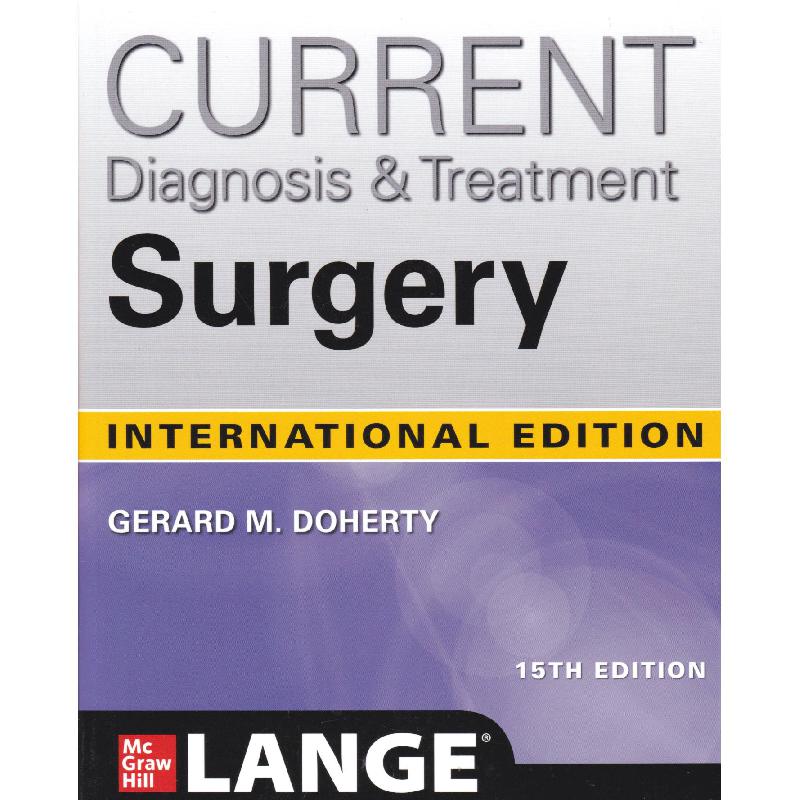 Surgery, 15th Edition Lange Current Diagnosis & Treatment Gerard ...