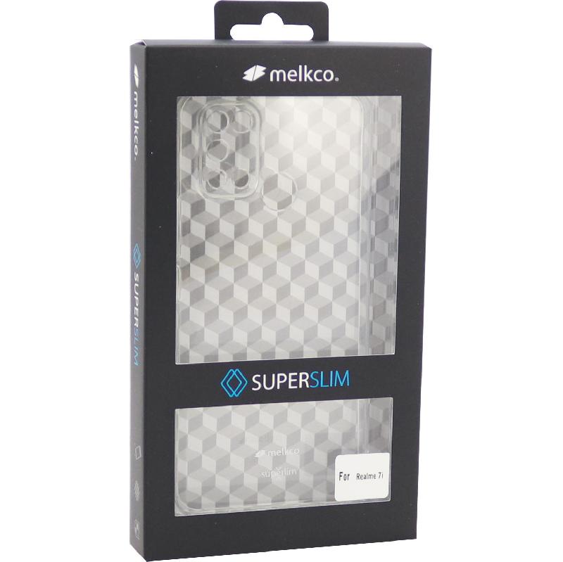 Melkco Superlim Back Cover Mobile Case for (Realme) 7i Transparent Melkco
