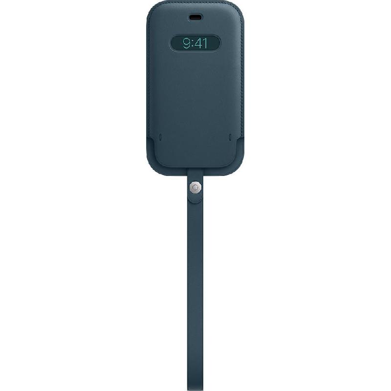 Apple Leather Sleeve with MagSafe for iPhone 12 mini Baltic Blue Apple