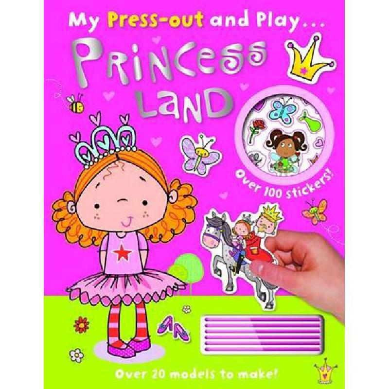 Princess Land My Press-Out and Play Stuart Lynch - Jarir.com KSA