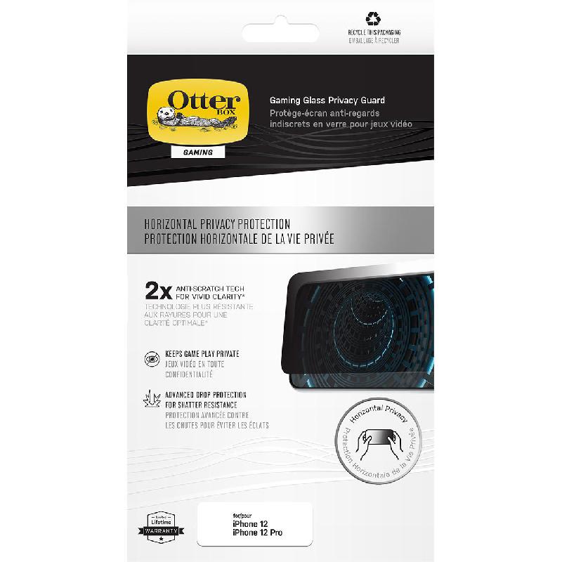 OtterBox Gaming Glass Tempered Glass, 2-way Horizontal Privacy ...