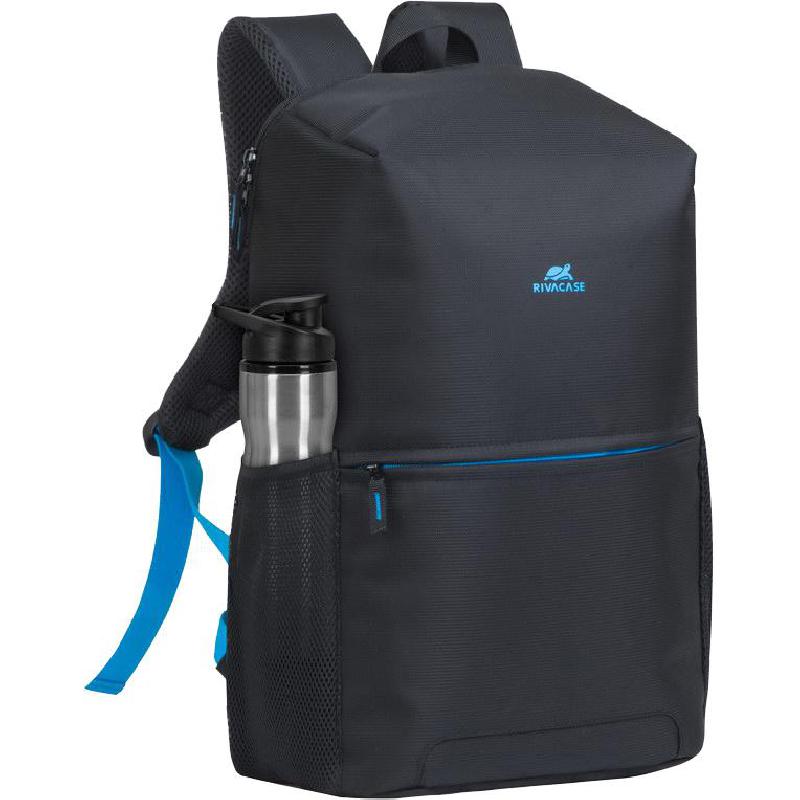 Rivacase Regent + Sports Bottle Bundle Laptop Backpack with Accessory ...