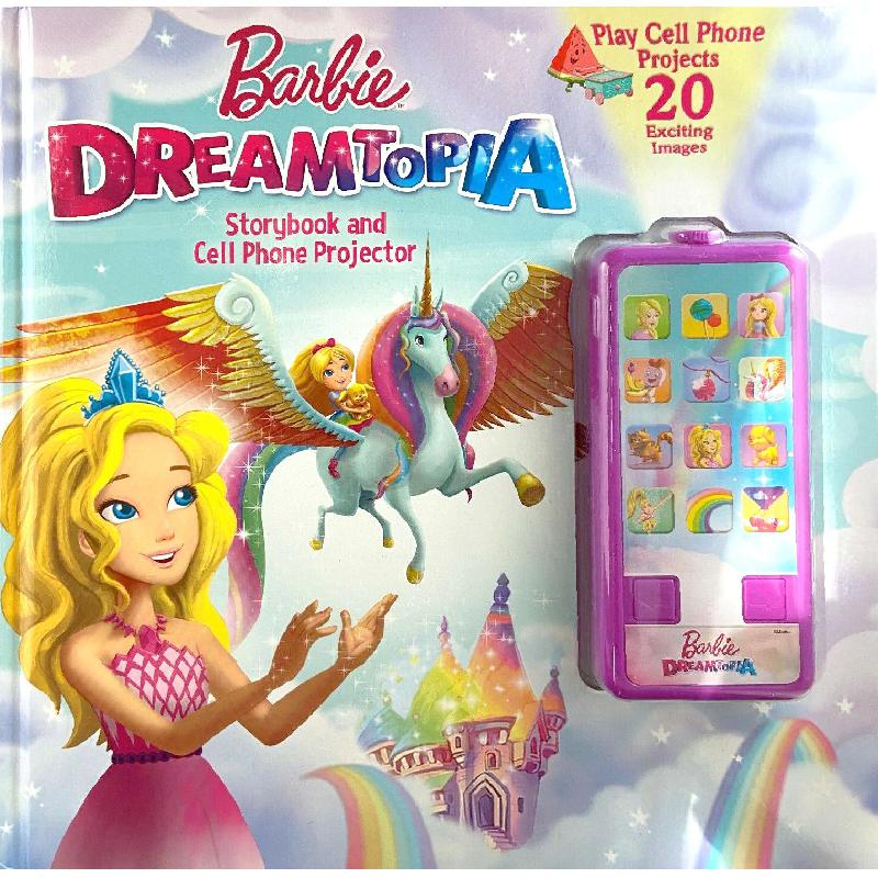 Storybook and Cell Phone Projector Barbie Dreamtopia Victoria Saxon ...