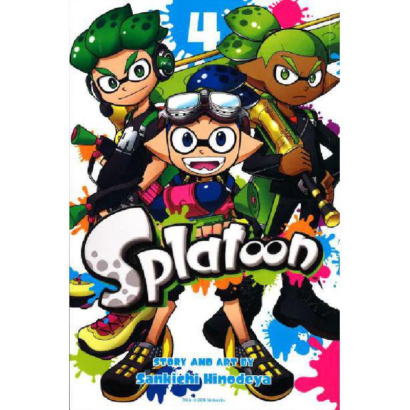 Splatoon, Volume 4 Splatoon Sankichi Hinodeya - مكتبة جرير السعودية