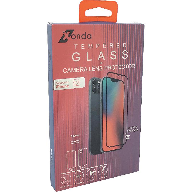 Xonda Tempered Glass + Camera Lens Protector Smartphone Display ...