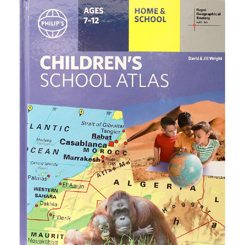 Children's School Atlas, Ages 7-12 David Wright - Jarir.com KSA