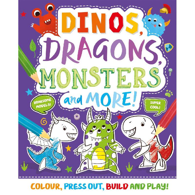 Dinos, Dragons, Monsters and More! Colour and Craft Staffs of Igloo ...