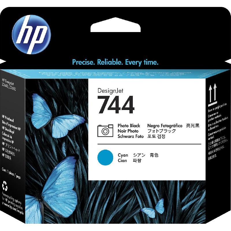 HP 744 Printhead Photo Black;Cyan - Jarir Bookstore KSA