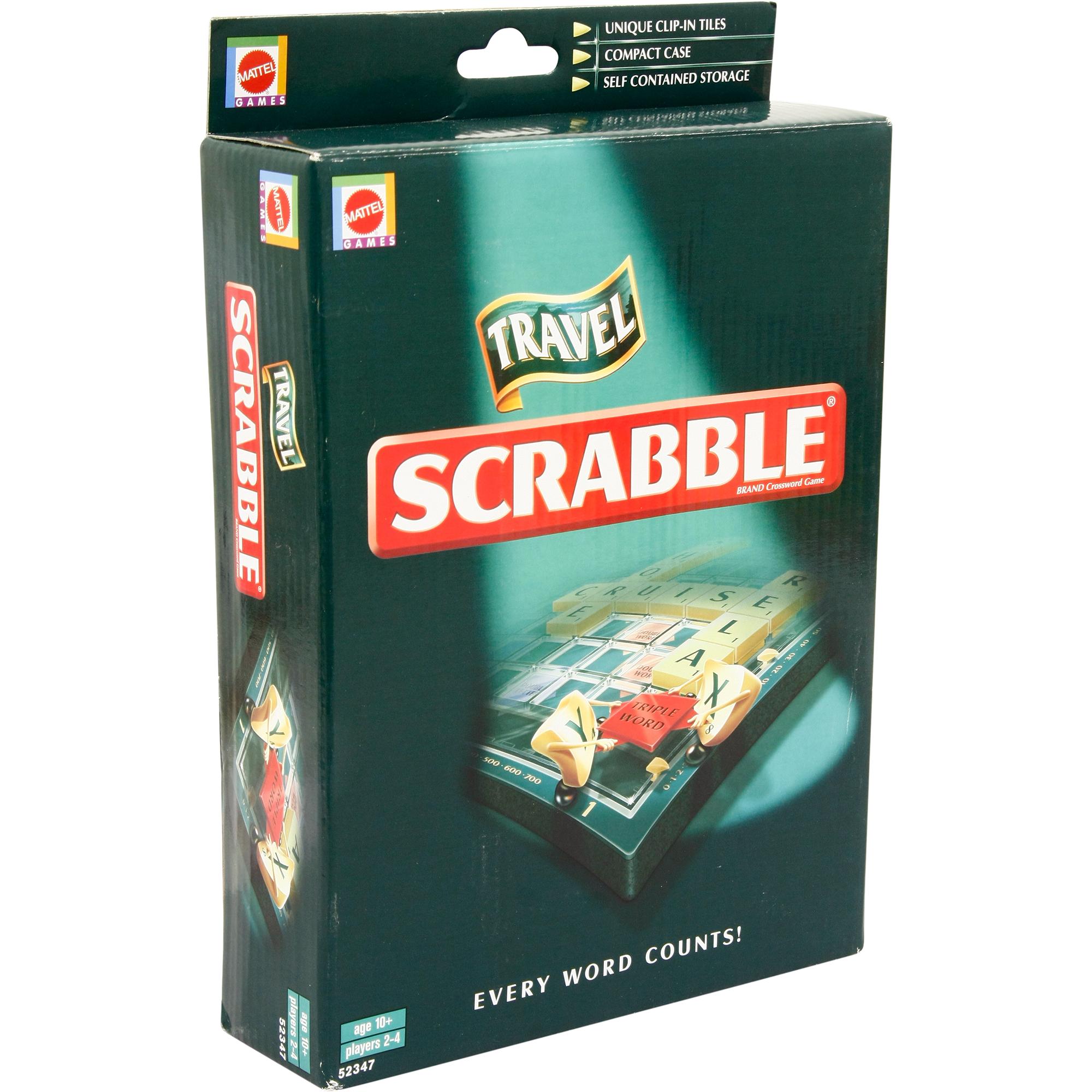 Mattel Scrabble Travel - Deluxe Word Game English - Jarir Bookstore KSA