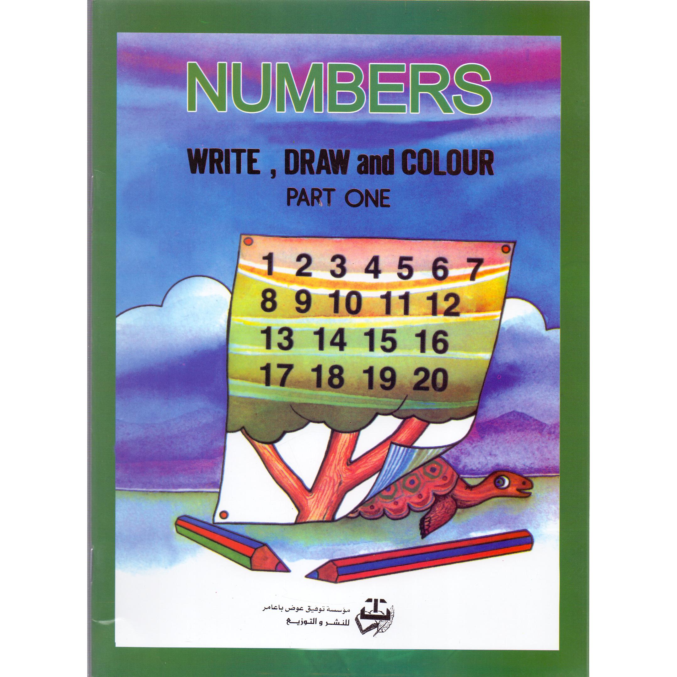 Write, Draw and Colour, Part 1 Numbers Anonymous - Jarir.com KSA