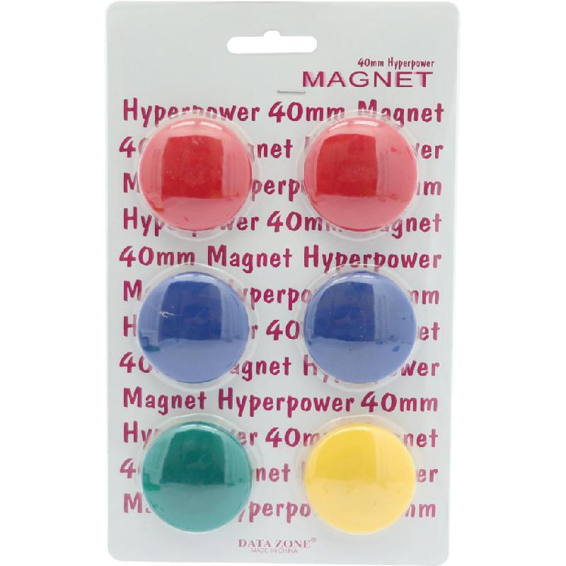 Data Zone Magnetic Signal, Round, 4 cm, Black;Blue;Green;Red;White ...