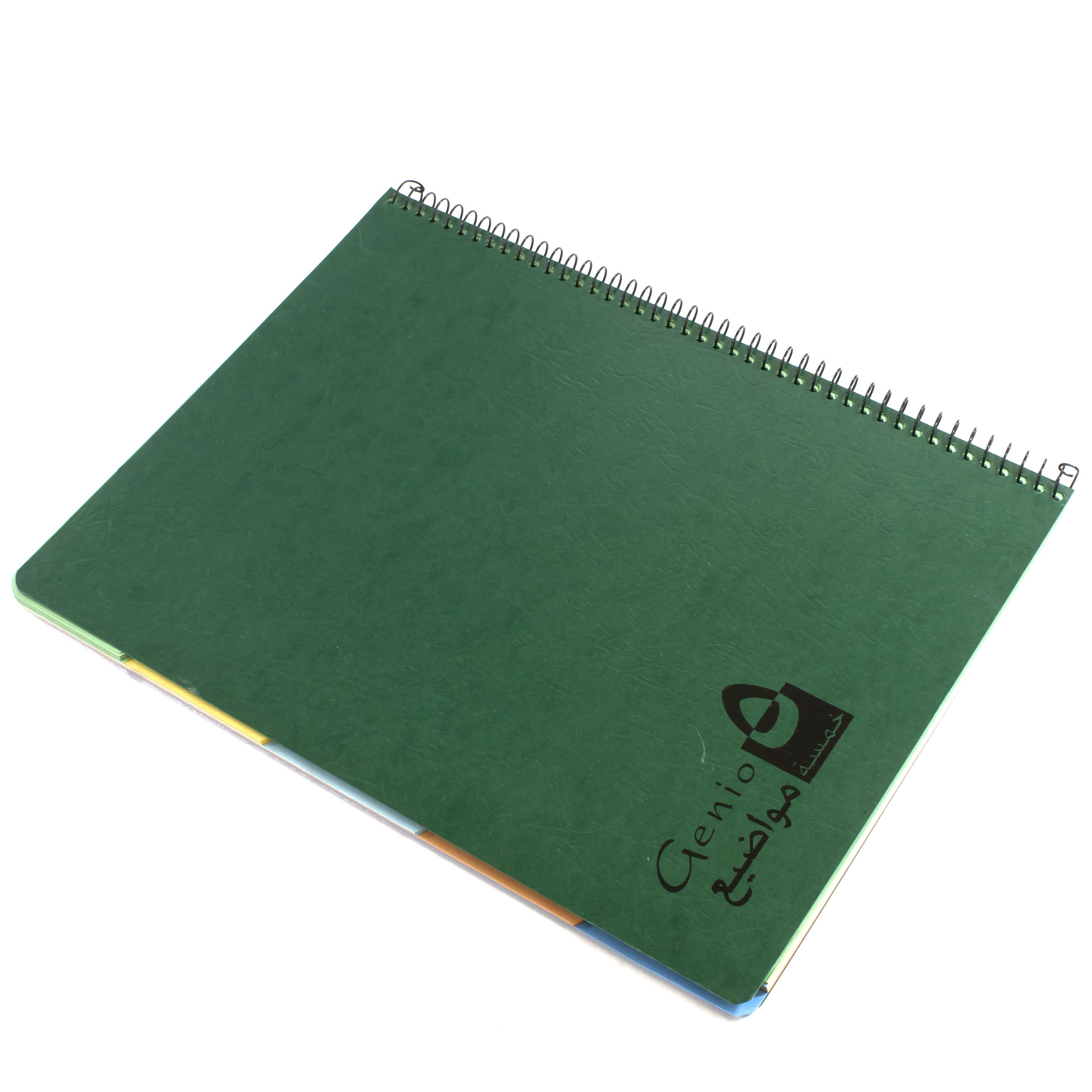 Bassile Freres Genio Notebook, 21 X 28 cm, 160 Pages (80 Sheets), 5 ...