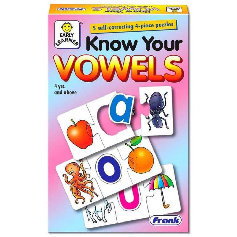 Frank Early Learner Know Your Vowels Letters Puzzle 20 Pieces - Jarir ...