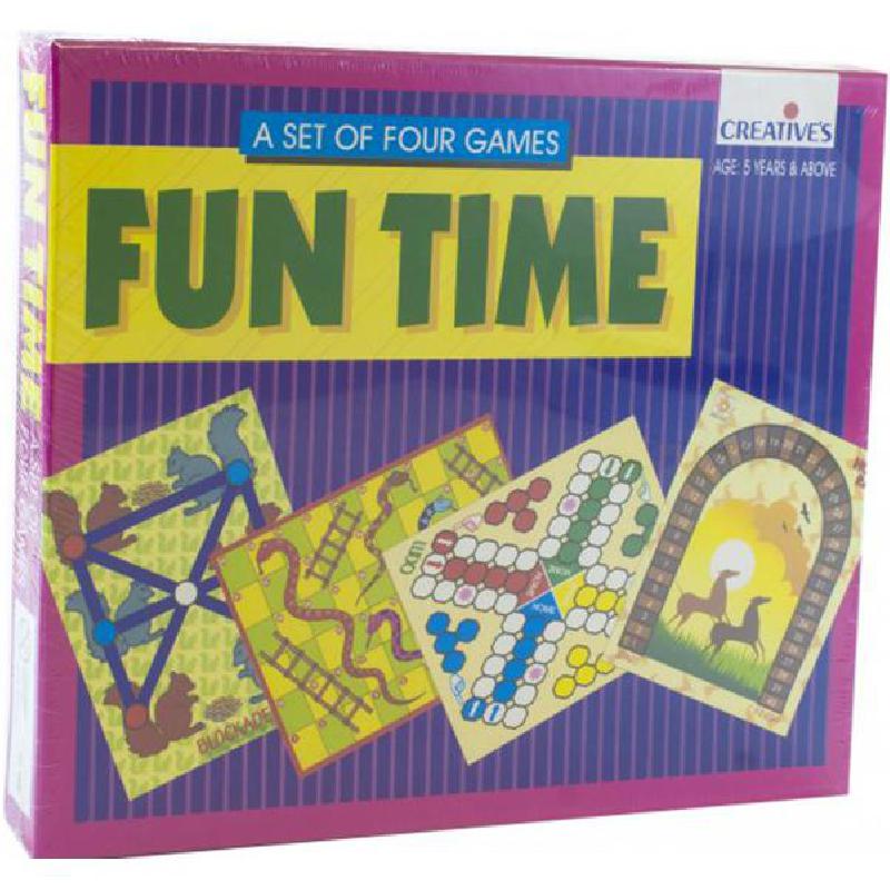 Creatives Fun Time - A Set of 4 Games Fun Game English - Jarir ...
