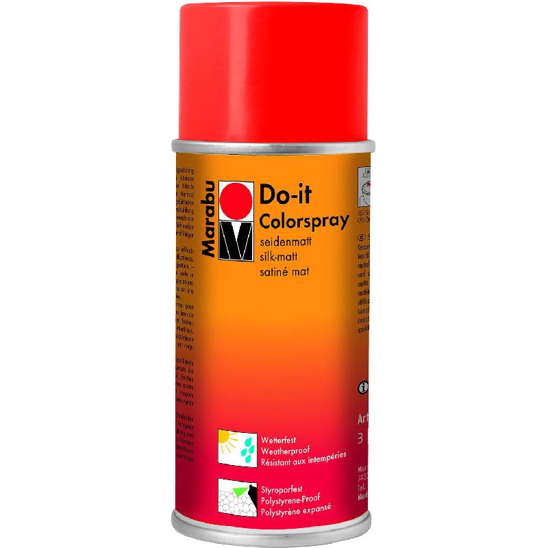 Marabu Do-it Spray Paint Silk-Matt, Weatherproof Red - Jarir Bookstore KSA