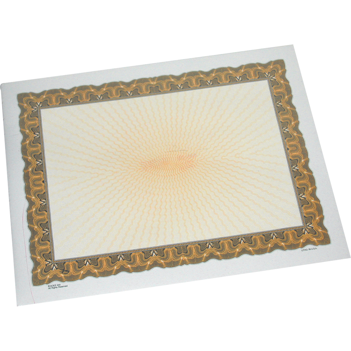 Certificate Paper Letter (S1) - Jarir Bookstore Bahrain