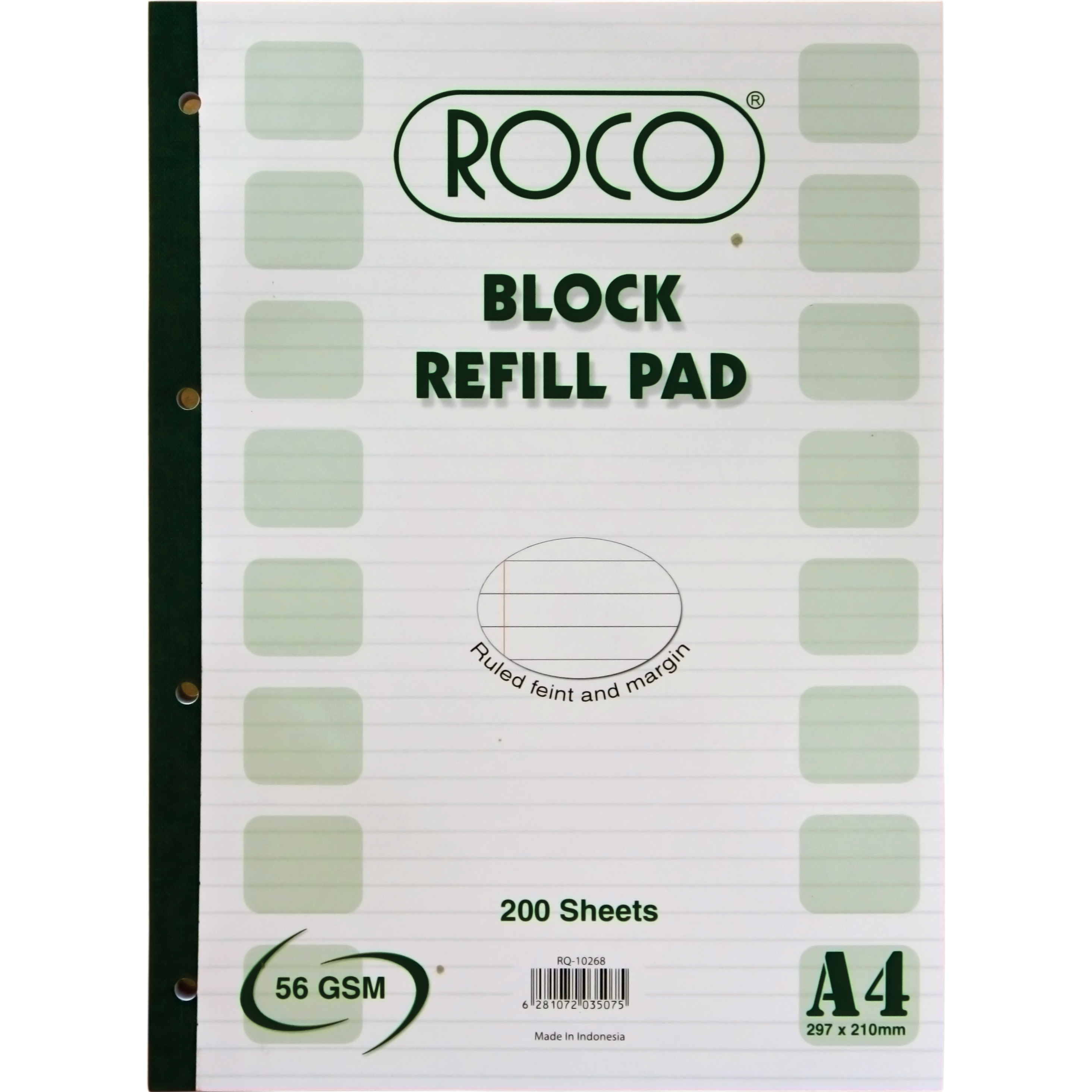 Roco Block Pad Looseleaf Refill Paper A4 - Jarir Bookstore KSA