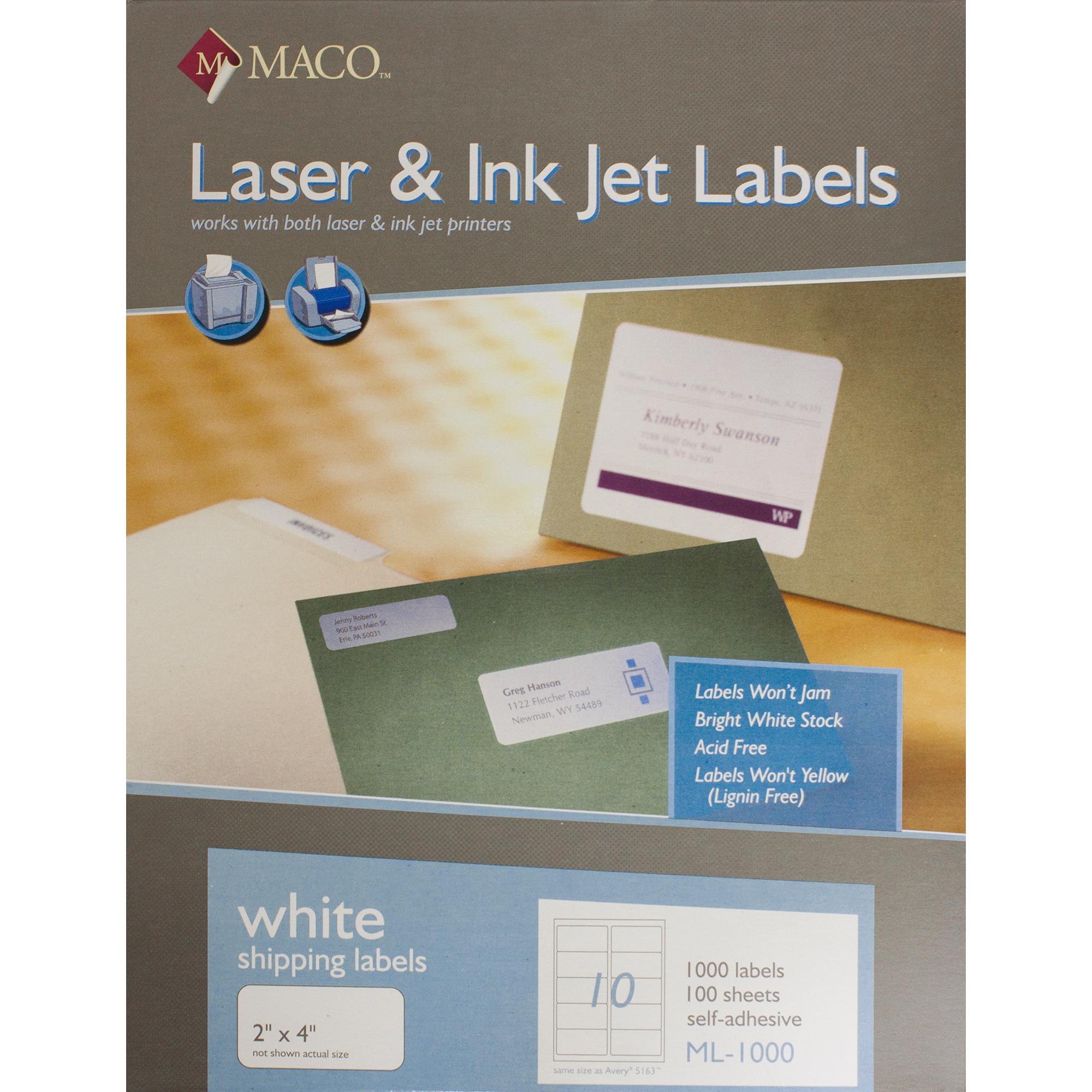 Maco Multipurpose Labels 2 X 4 At Jarir Bookstore Qatar