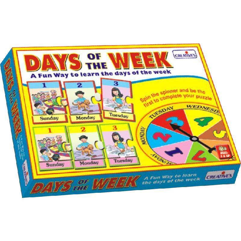 Creatives Days of The Week Mix & Match 2 Sets of 7 (14 Pieces) - Jarir ...