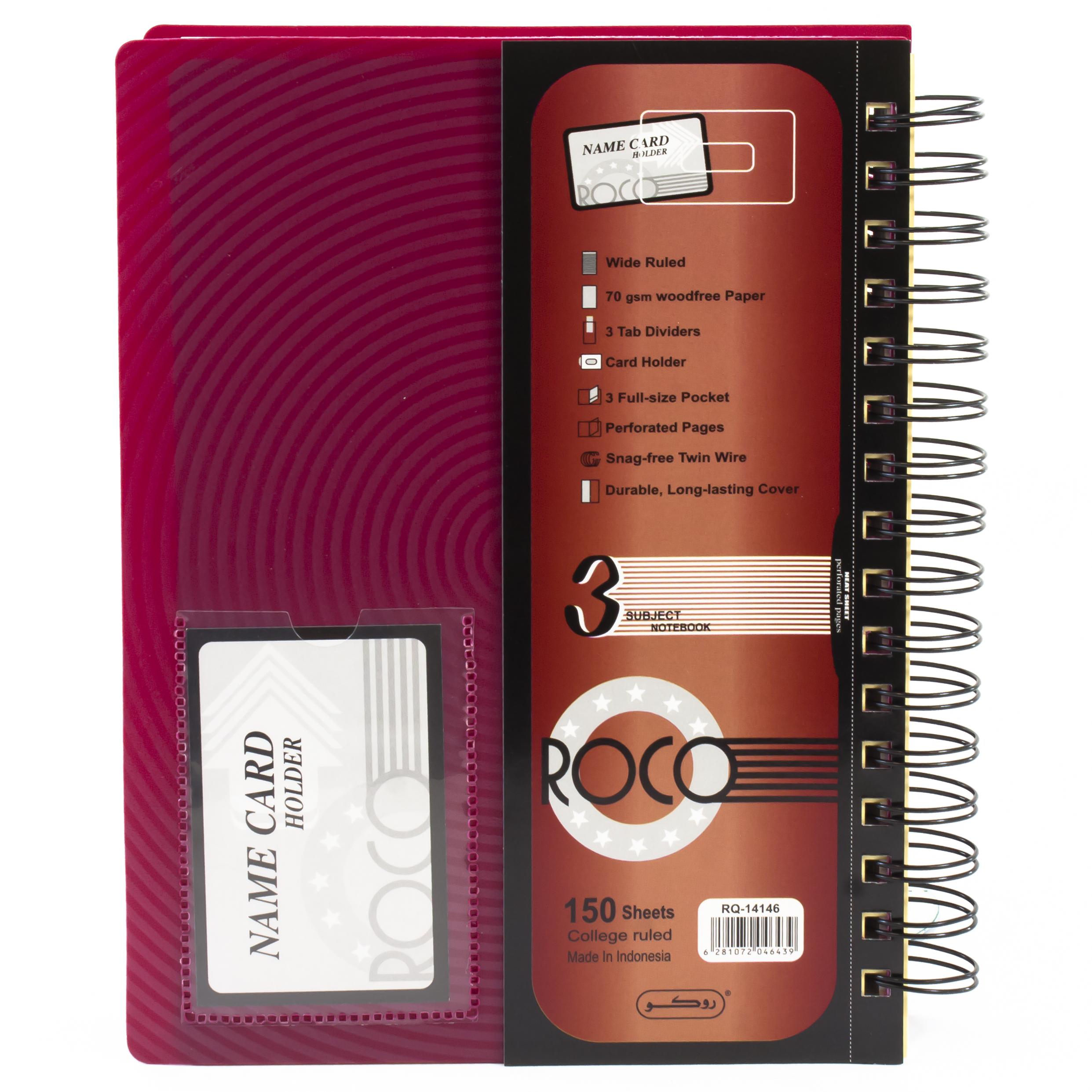 Roco University Notebook 16.5 X 22 cm - Jarir Bookstore KSA